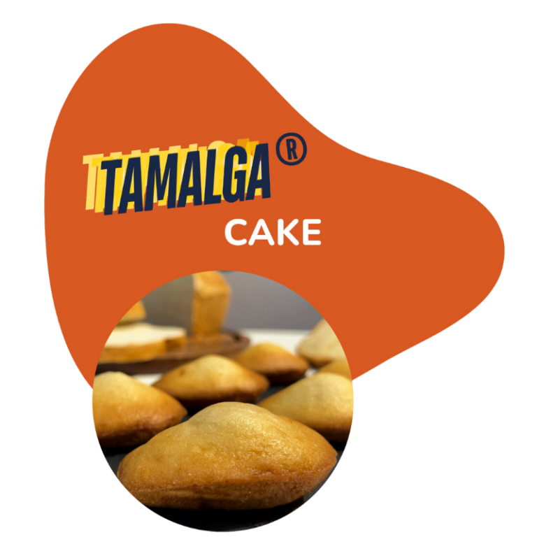 Tamalga Cake, for individual egg-free pastries